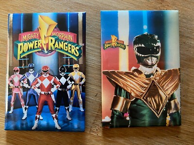 Power Rangers 1993 TV Show Rectangle Pinback Buttons Mint Condition | eBay