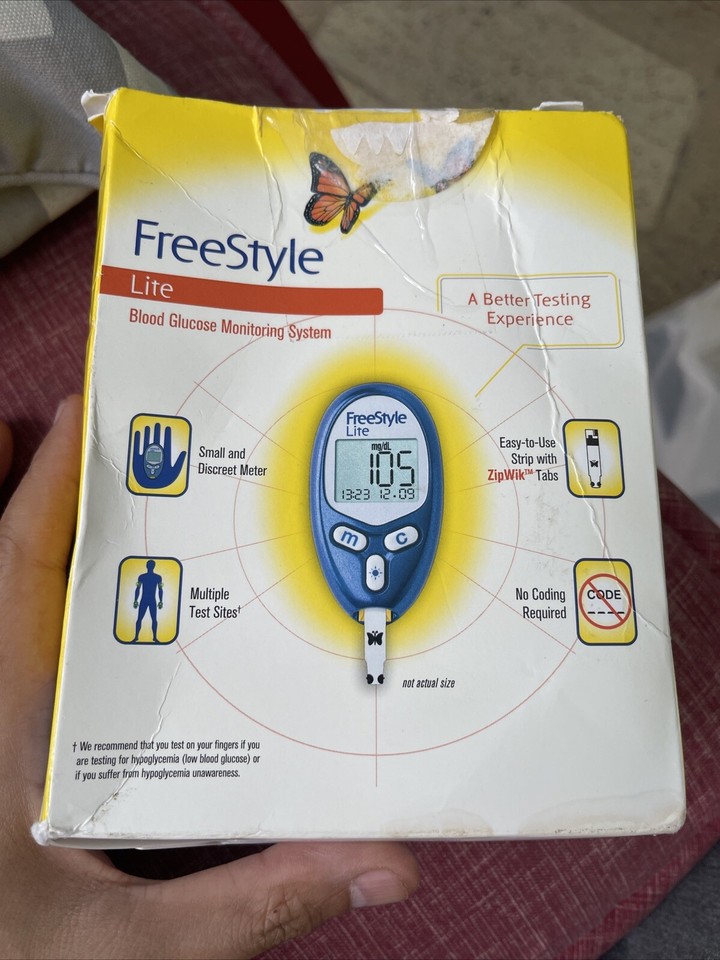 Freestyle Lite Blood Glucose Monitoring System 699073708052 | eBay