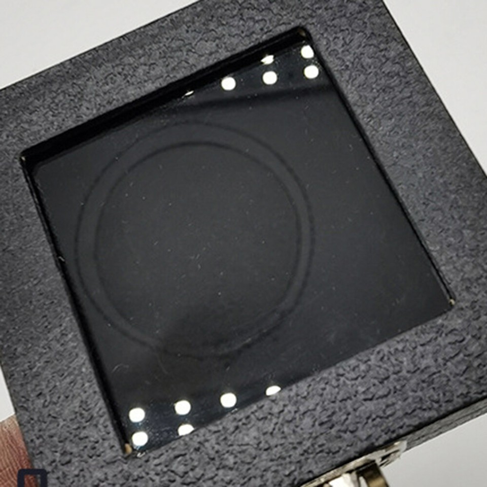 Loose Diamond Leather Storage Gem Glass Lid Gemstone Gems Display ...