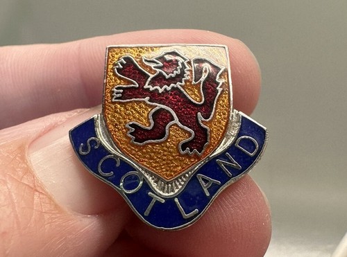 Scotland Red Lion Rampant Large Crest Pin Badge | eBay