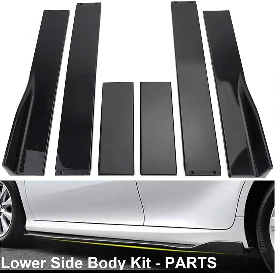78.7'' Side Skirt Extension Rocker Panels Splitter Lip For VW Jetta MK5 ...