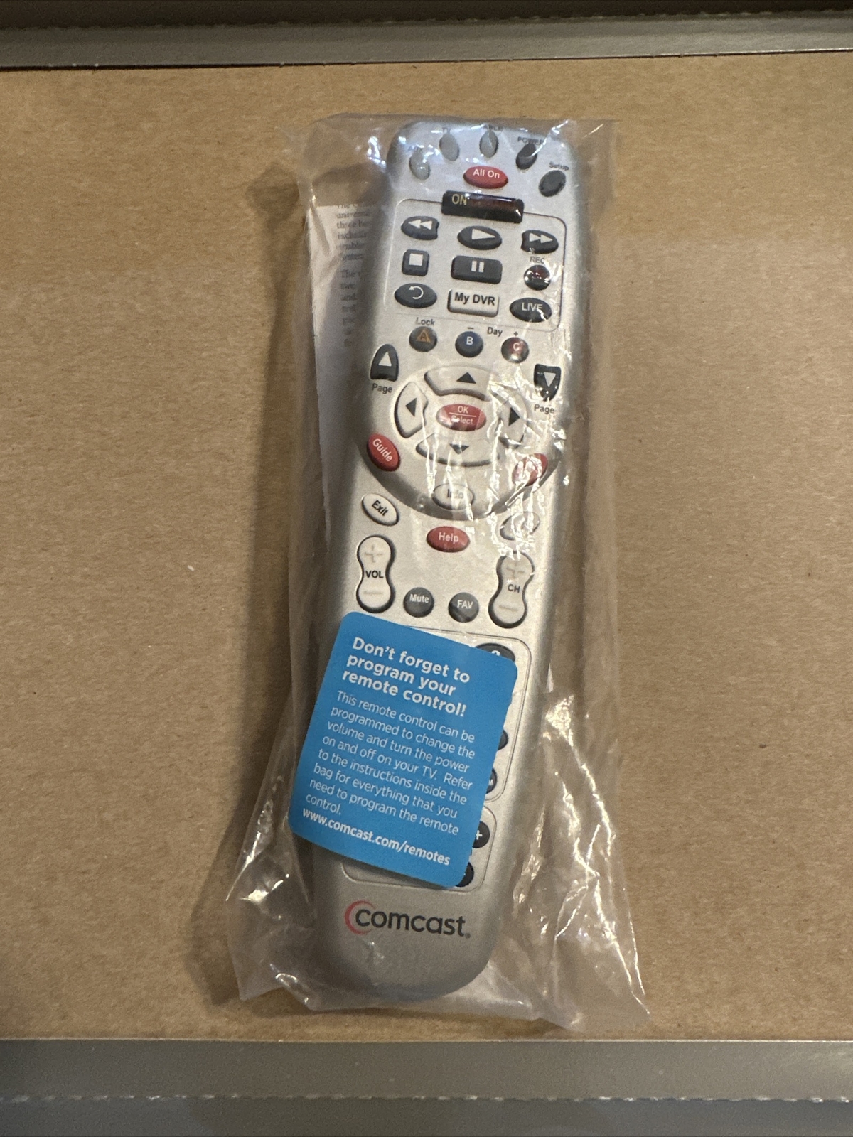 Comcast Xfinity OnDemand Remote Control for Motorola DCT3416 DCT 3416 ...