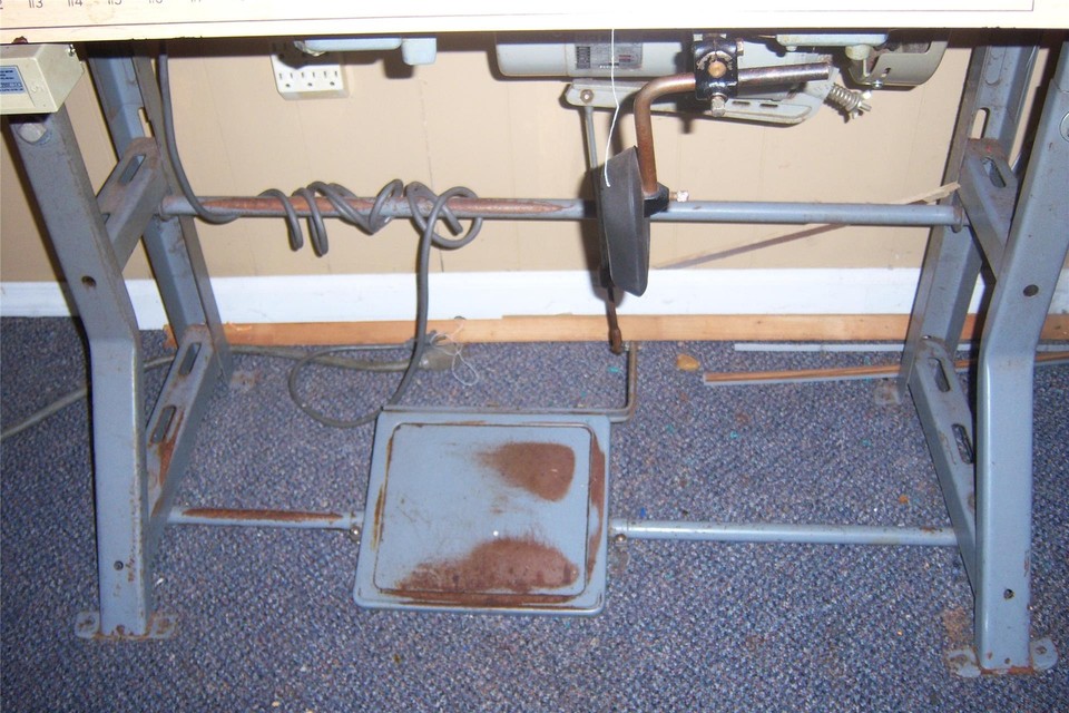 Singer 281-14 Commercial Sewing Machine Working Complete With Stand | eBay