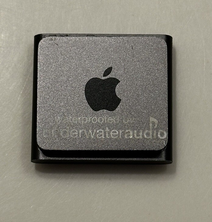 Apple iPod Shuffle 2GB Space Gray Waterproofed by Underwater Audio *Bad ...