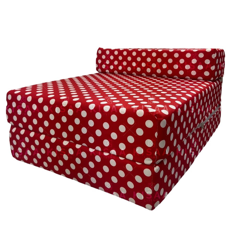 Fold Out Single Chair Z Bed Sofa Guest Futon Chair Bed Lounger Mattress ...