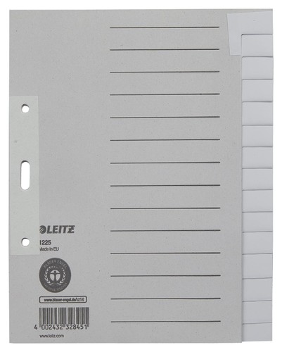 Esselte Leitz Paper A5 Blank Index Paper 15 Sheets Grey 4002432328451| eBay