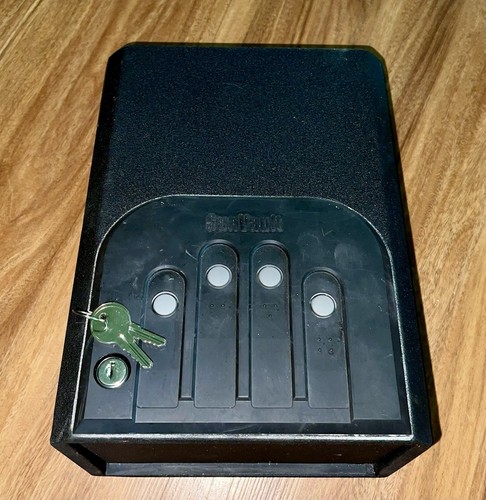 GunVault MiniVault Quick Access Compact Gun Safe with RED LIGHT GV1050 ...