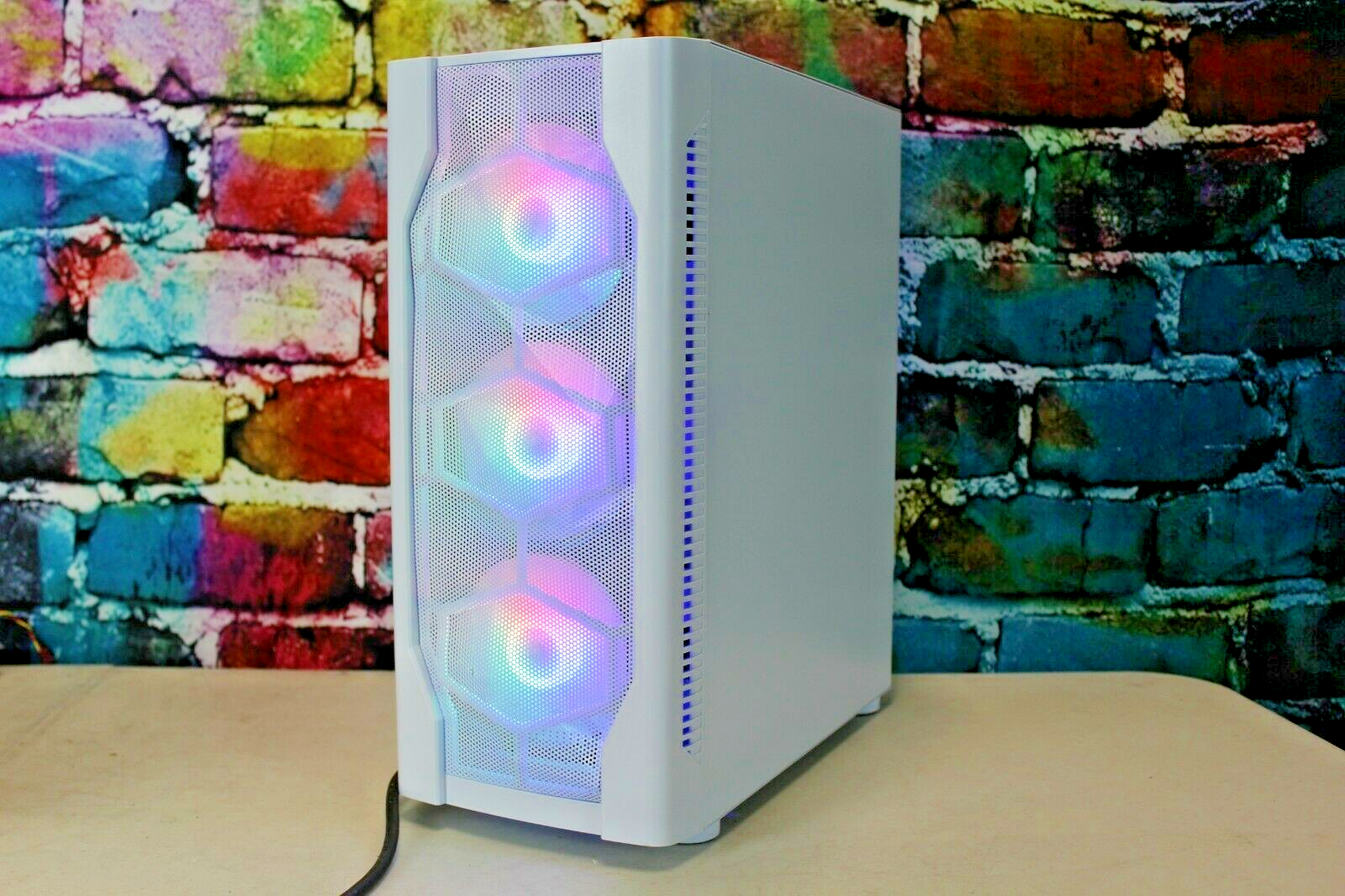 Custom White Gaming Desktop PC Intel Core i7 3.40 Quad 32 GB SSD Nvidia ...