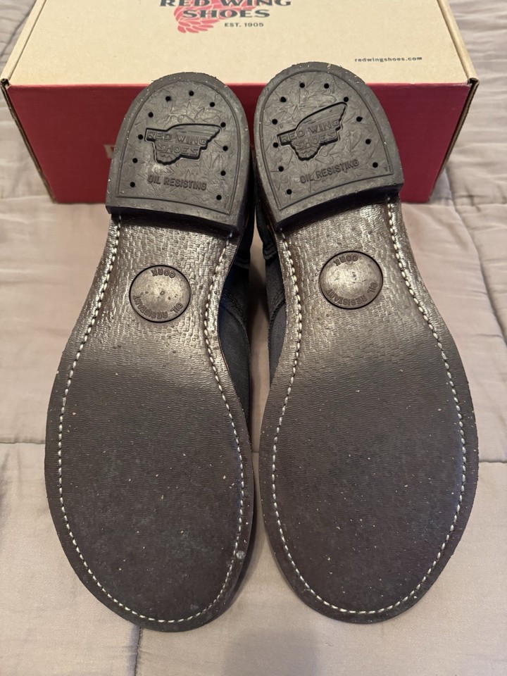 Red Wing 8117 Iron Ranger Navy Abilene Roughout 10 D | eBay