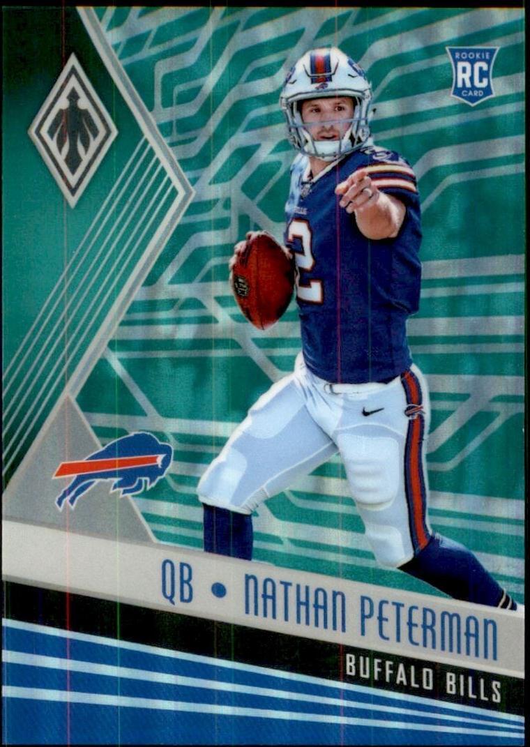 2017 Panini Phoenix - Rookies Nathan Peterman #105 Green /25 (RC) for ...