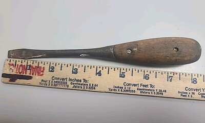 Antique German (?) Handle Screwdriver 8 Inches Full Metal Shank Wood ...