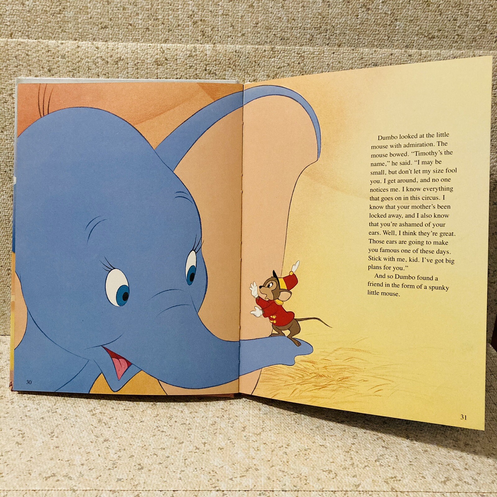 Disney : Dumbo by Walt Disney Productions Hardback Book ISBN 0453030076 ...