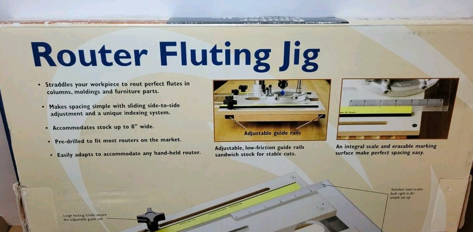 Rockler Router Fluting Jig Model #28636 - NEW IN BOX! (RARE!) | eBay