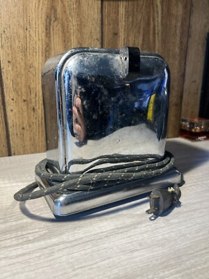 Vintage Mid Century Unbranded Chrome 2 Slice 2 Door Toaster | eBay