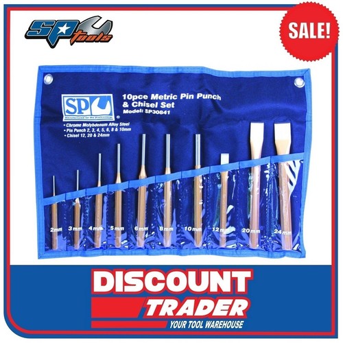 SP Tools 10 Piece Pin Punch & Chisel Set - SP30841 | eBay Australia