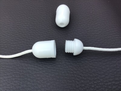 1x White Plastic Light Pull Cord Connector/Joiner Totally Waterproof | eBay