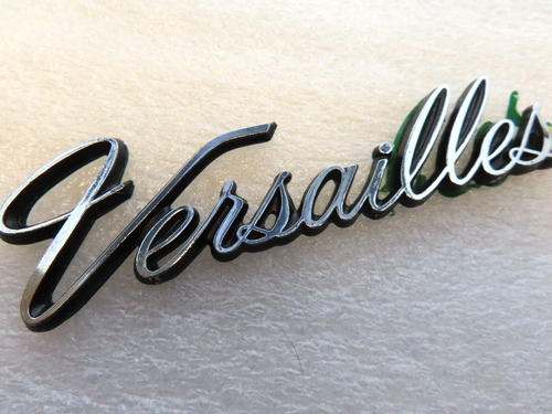 NOS OEM 1977 - 1980 Lincoln Versailles script nameplate badge emblem ...