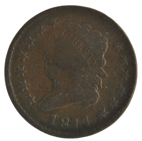 United States 1814 Liberty Classic Head Copper Large Cent Philadelphia ...