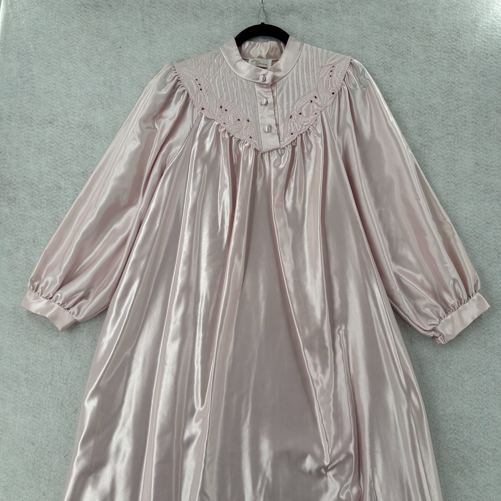 Vintage Ilise Elise Stevens Satin Ruffle Cottage Core… - Gem