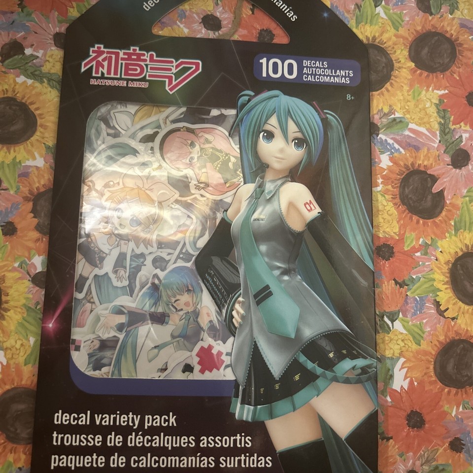 Hatsune Miku Decal Autocollants Pack 100 Stickers Rares Collectibles ...