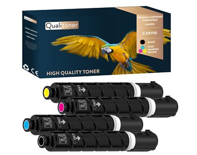 QUALITONER Toner x 4 CEXV55 : (2182B002) + (2183B002) + (2184B002 | eBay