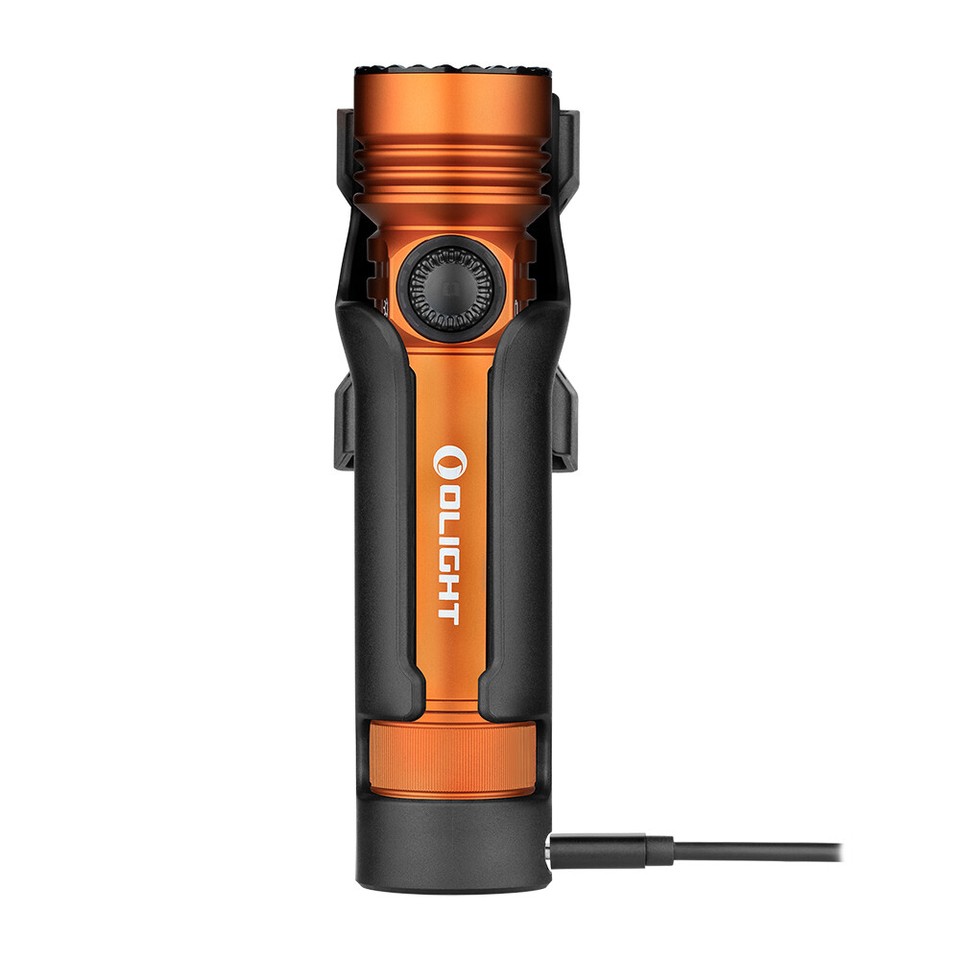 OLIGHT Seeker 4 Pro Rechargeable Flashlights with USB C Holster Orange ...