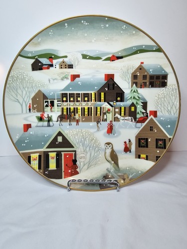 1983 VTG. Betsy Bates Christmas Plate Series The Village Inn #A 6122 | eBay