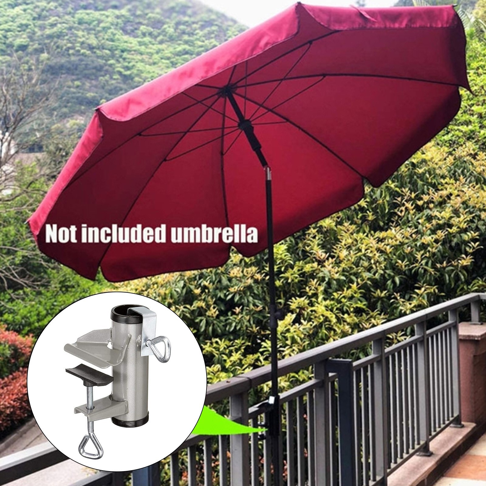 Sturdy Steel Bracket for Umbrella Resilient Against Rust and Oxidation ...