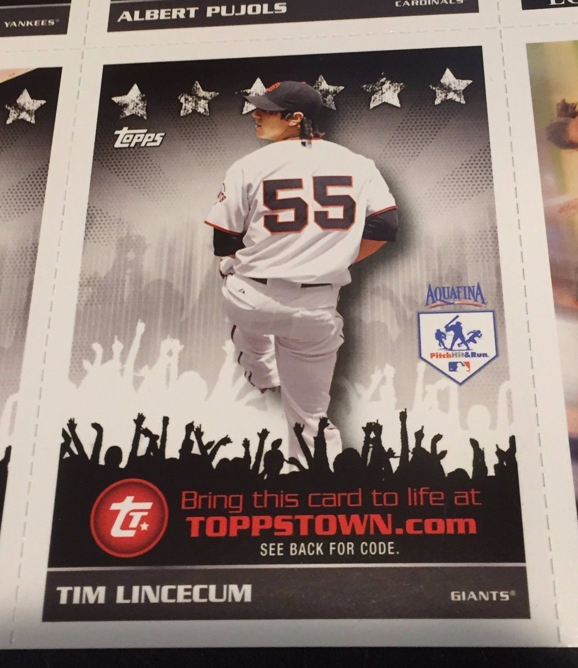 2009 Topps LOT of 2 MLB Pitch Hit & Run UNCUT 6 Card PROMO Sheets ...