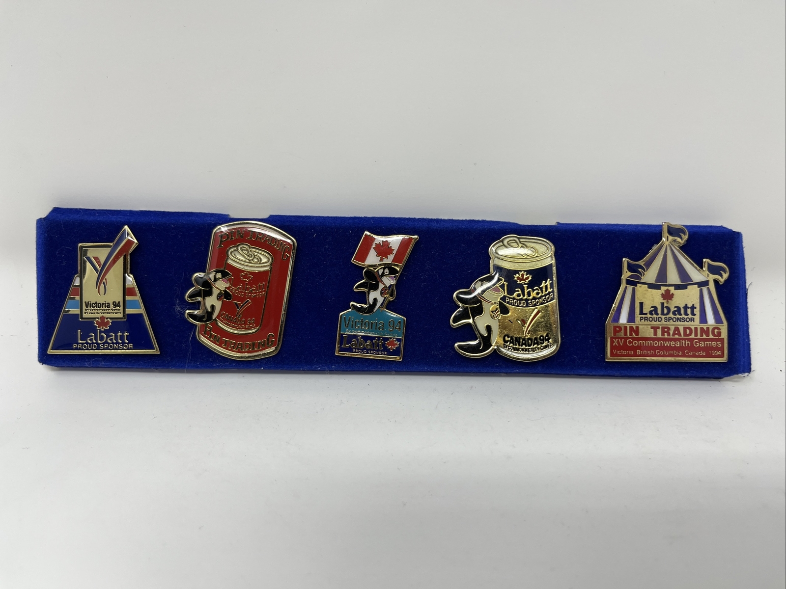 Labatt Sponsor TRADING PINS XV Commonwealth Games ‘94 Victoria BC ...