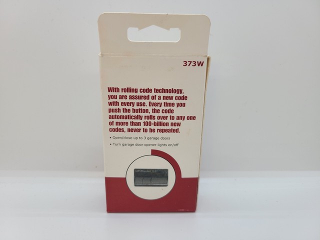 LiftMaster 373W / 373lm Garage Door Opener Remote Control for sale ...
