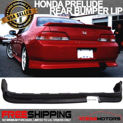 Fits 97-01 Honda Prelude JDM SPORT Rear Bumper Lip Spoiler PU | eBay
