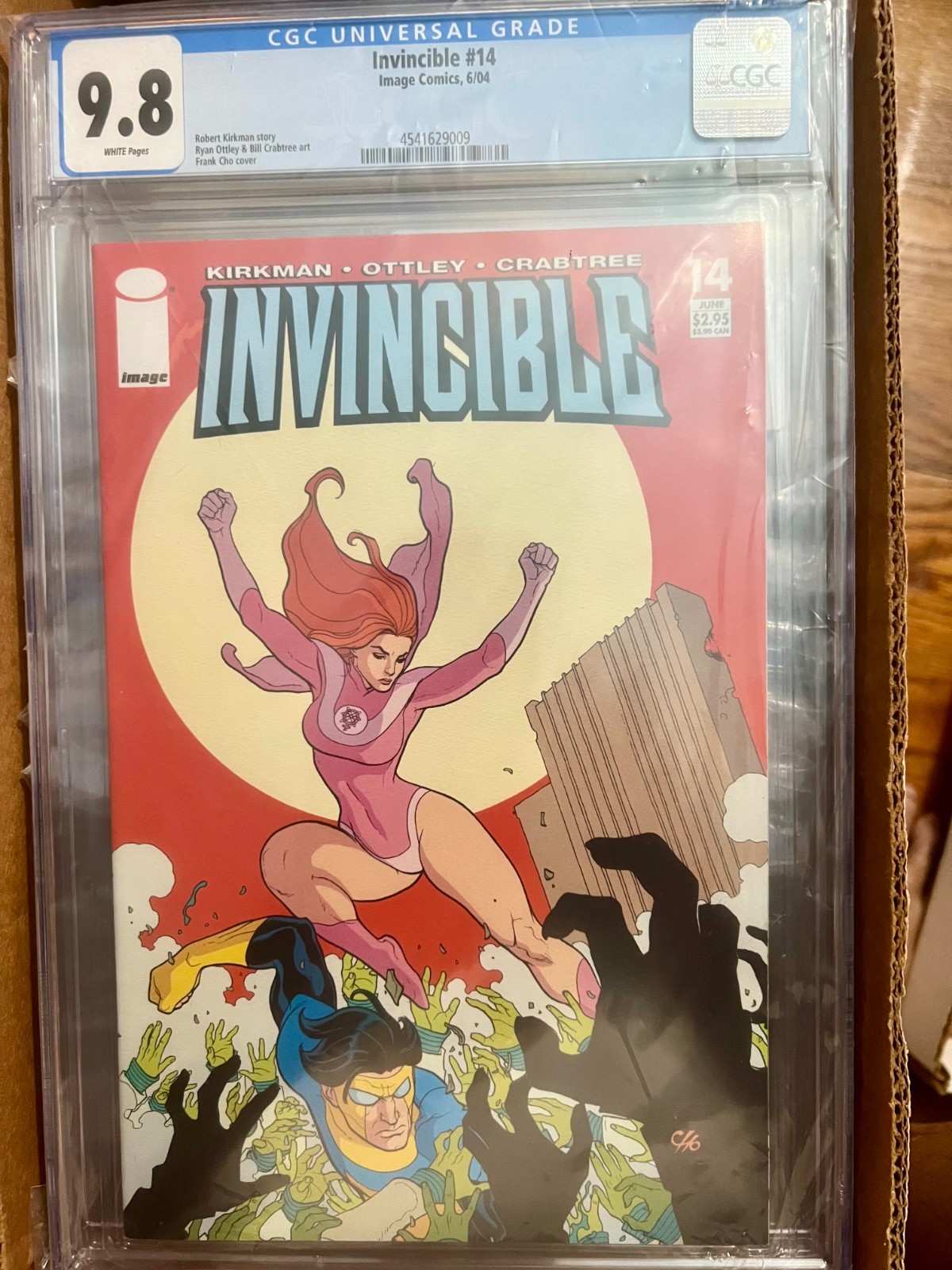 Invincible #14 cgc 9.8 1st App Bulletproof ,1st Cover Atom Eve! Low ...