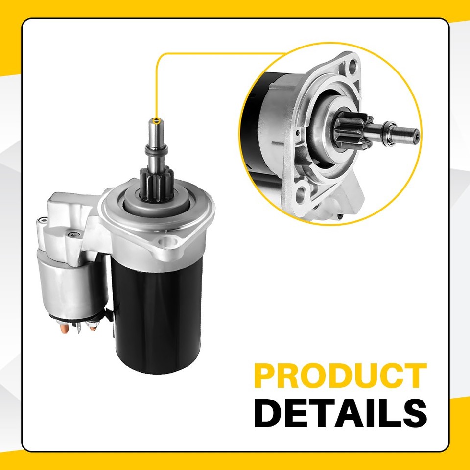 1PCS Starter Motor For VW Beetle Transporter T1 T2 Safari 12V 0.7KW ...