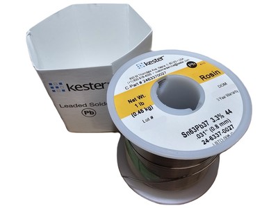 Kester 24-6337-0027 - Flux-Cored Solder Wire, Rosin Core, Leaded, Sn63Pb37, | eBay