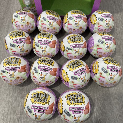 Miniverse Make It Mini Spring Collection EGG With 14 Balls & Display ...
