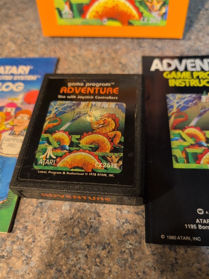 Atari 2600 Adventure With Manual Tested | eBay