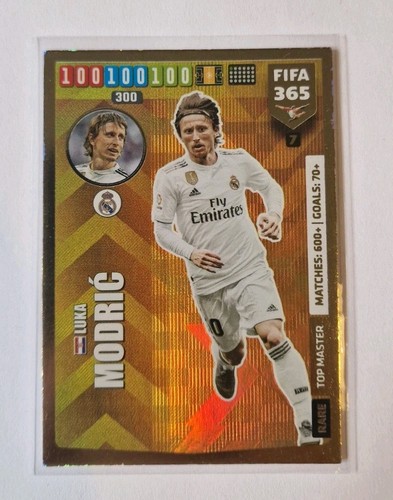 Panini Adrenalyn XL FIFA 365 2020 No. 7 Luka Modric Top Master Rare ...