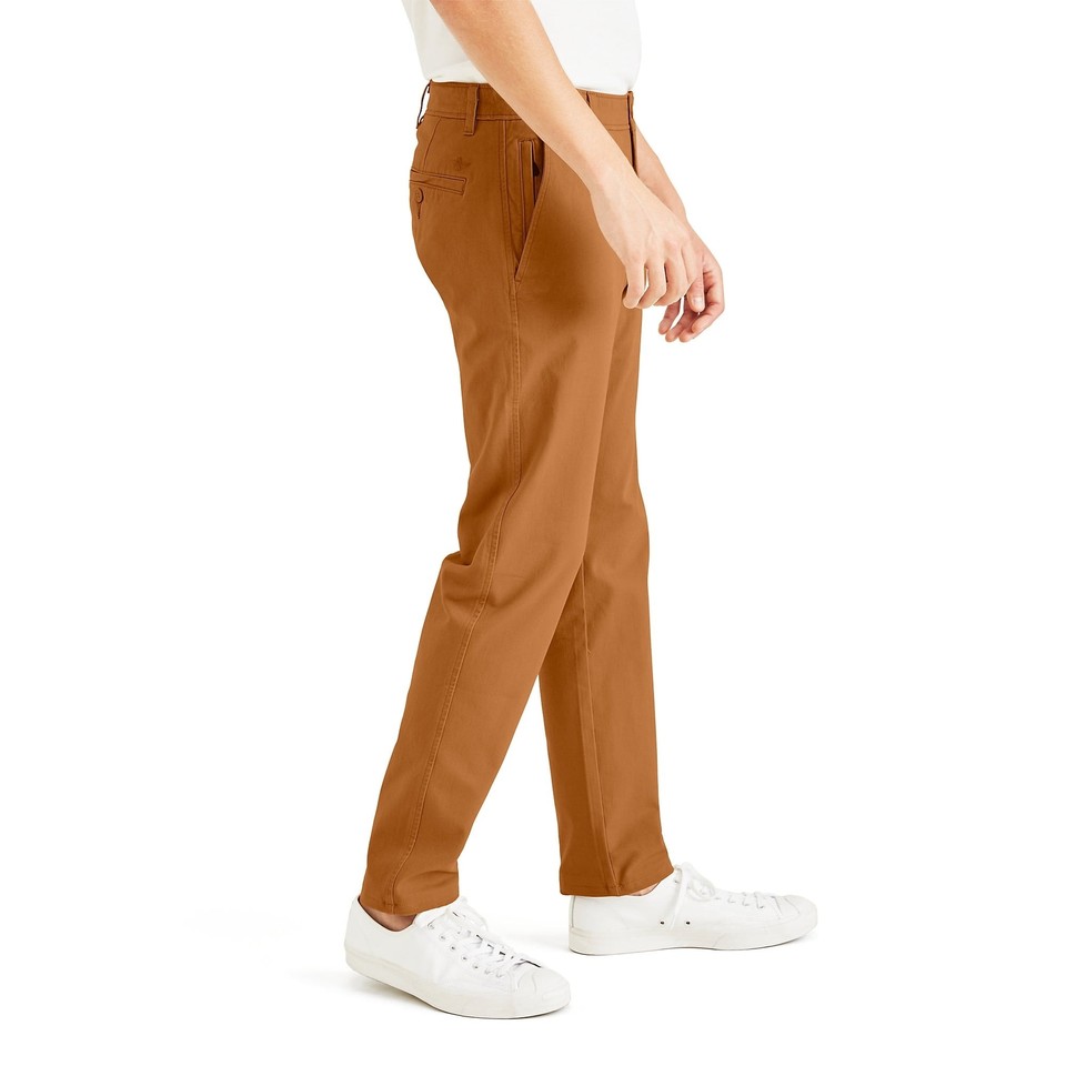 Dockers DARK GINGER Men's Slim Fit Smart 360 Flex Ultimate Chino Pants ...