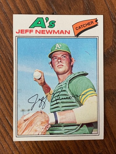 JEFF NEWMAN 1977 Topps Baseball Card #204 – OAKLAND ATHLETICS A’s | eBay