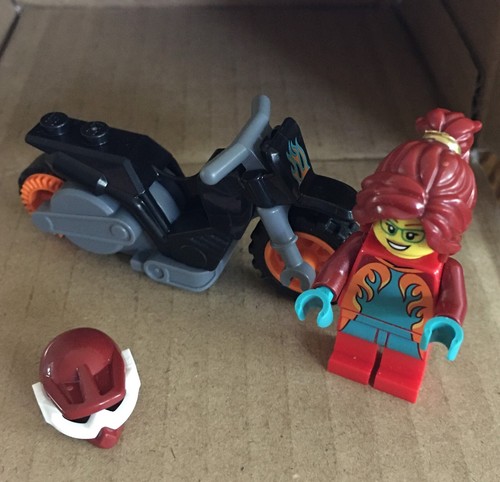 Lego City Freya McCloud Minifigure w/Stunt Bike - New(Other) | eBay