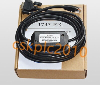 1 PCS NEW Allen Bradley SLC Series PLC Programming Cable 1747-PIC RS232 ...