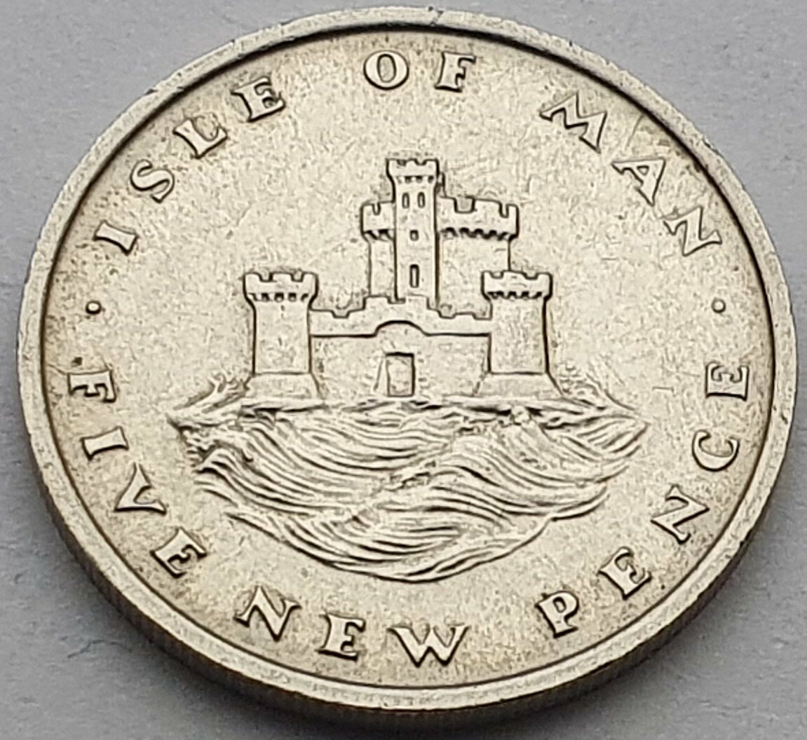 1975 Isle of Man Tower of Refuge 5p coin - Circulated | eBay UK