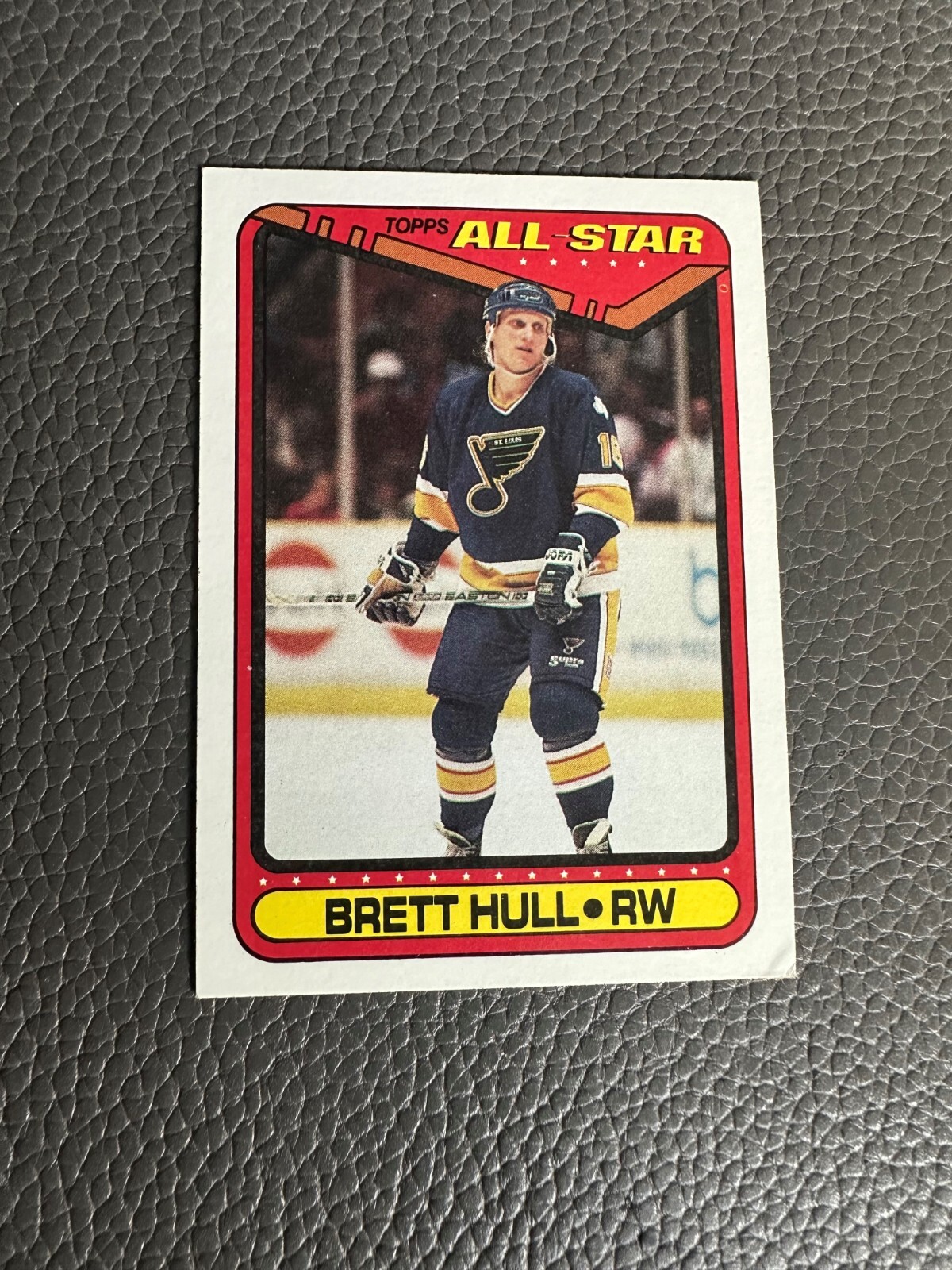 Brett Hull St. Louis Blues #195 Topps All-Star 1990 NHL Hockey Card | eBay