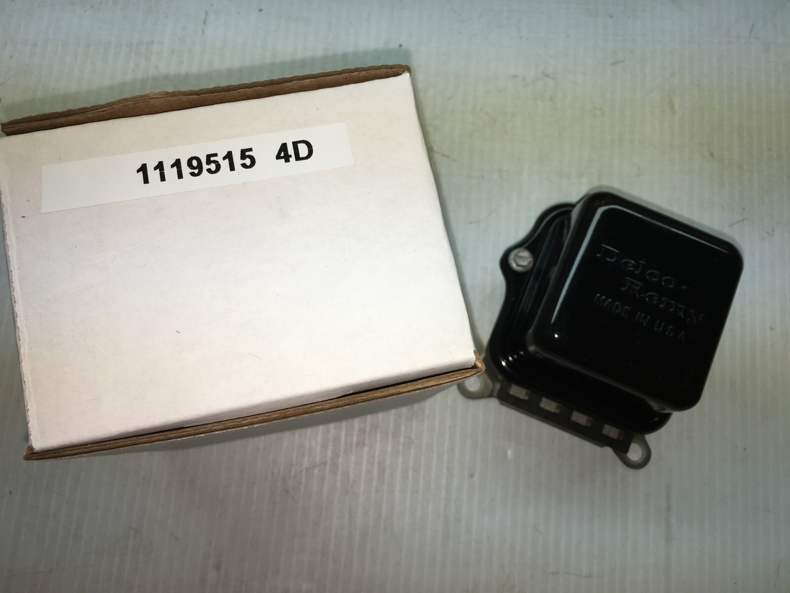 1964-1968 GM 12V Rebuilt Delco Voltage Regulator | 1119515 | 4D ...