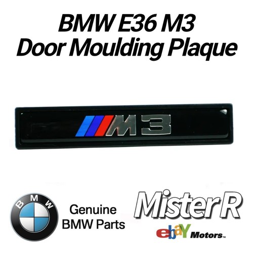 BMW E36 M3 • Door Moulding Plaque • Left or Right Molding Emblem • #51132251381 | eBay Australia