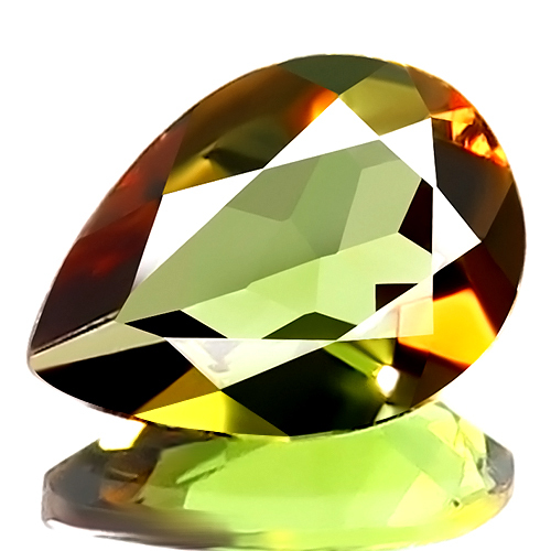 0.56ct FLAWLESS NATURAL BEST 5A+ BI-COLOR ANDALUSITE STUNNING BRAZILIAN ...