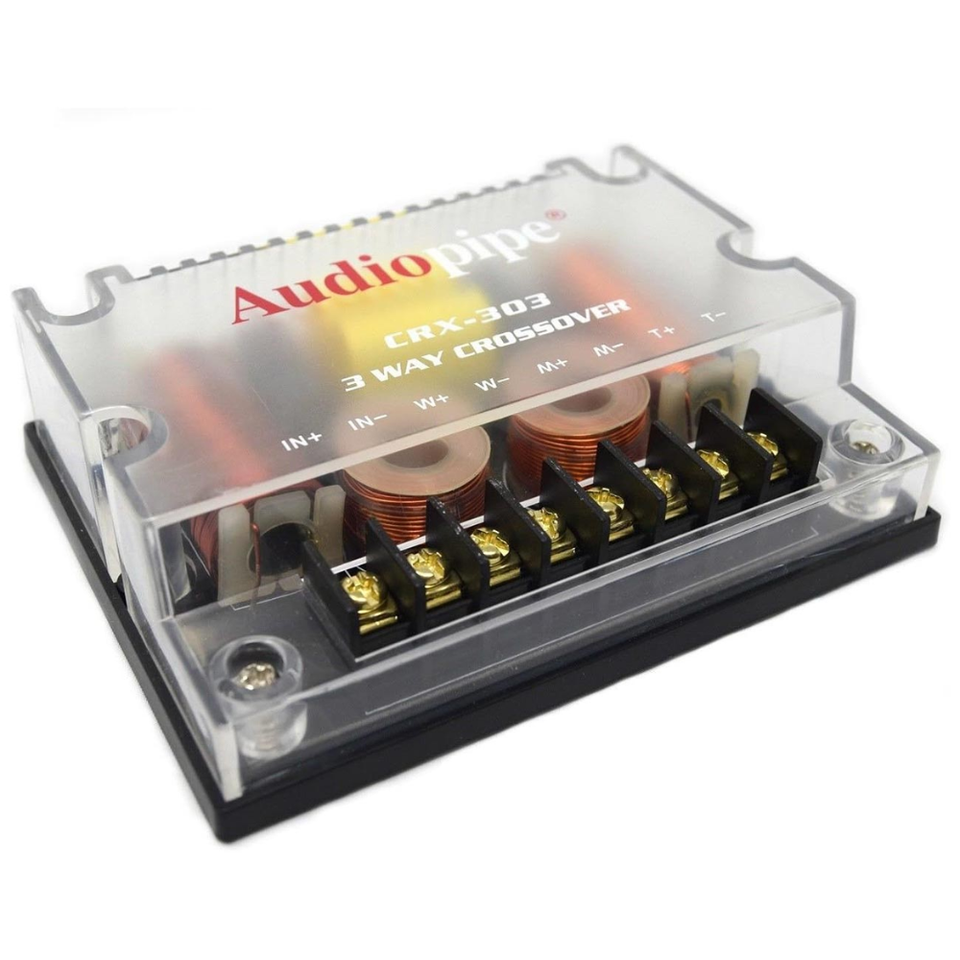 Audiopipe CRX-303 3-Way Crossover 300 Watts Passive Crossover Car Audio ...