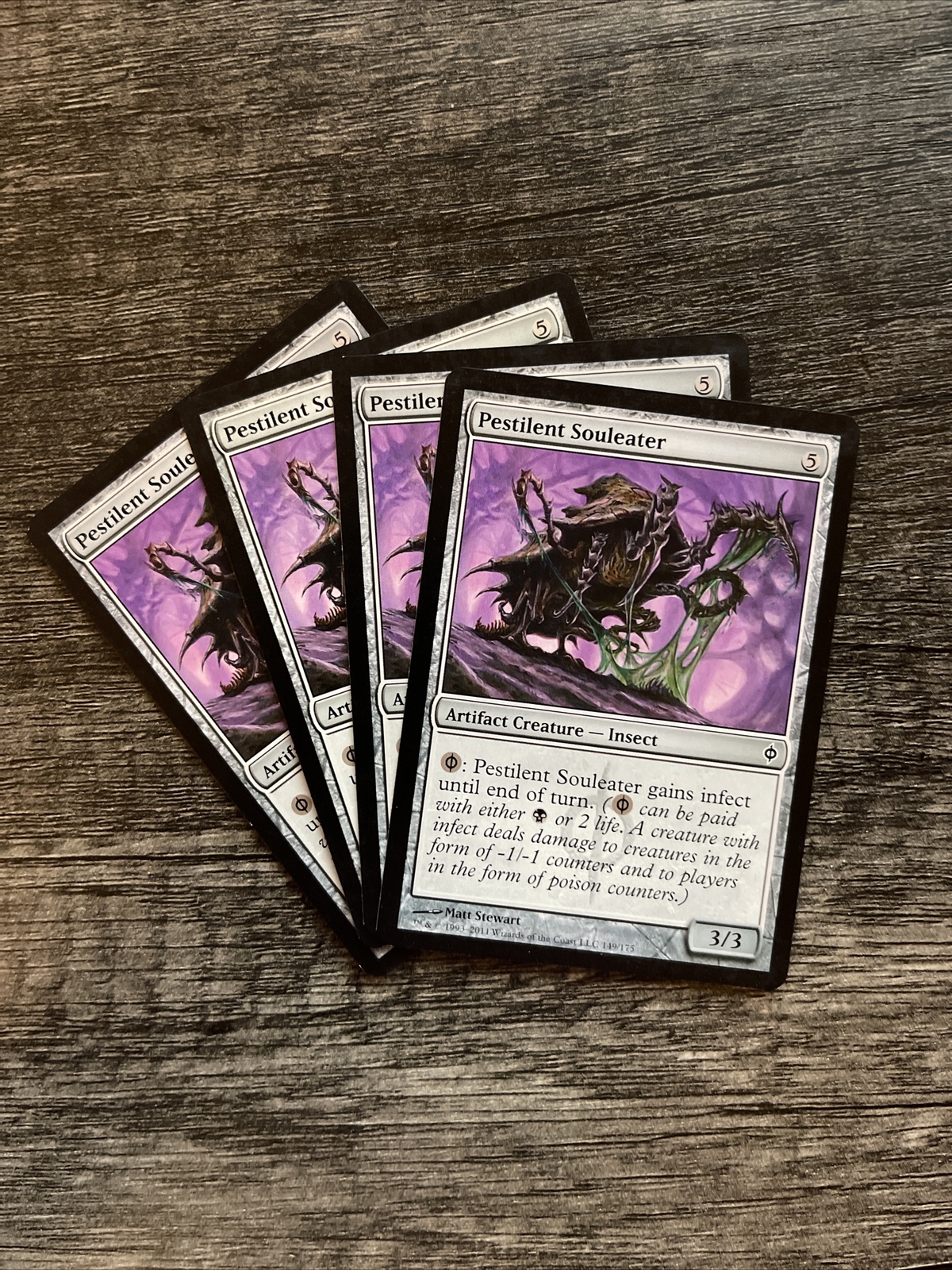 MTG 4x Pestilent Souleater x4 LP New Phyrexia | eBay