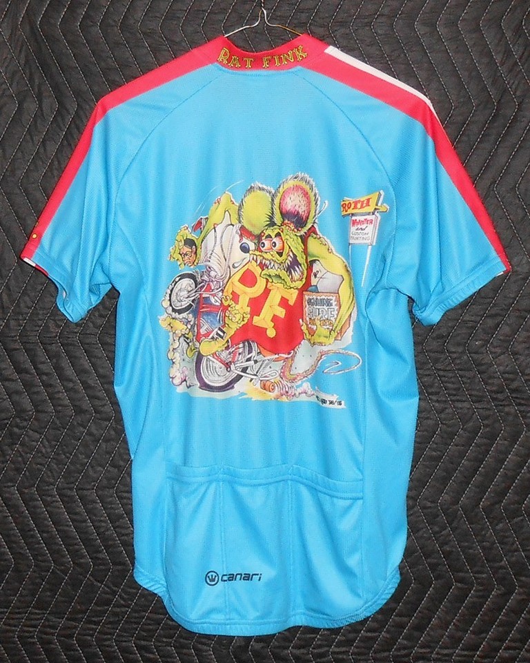 Ed Roth Rat Fink Cycling Jersey -- Johnny Ace Art -- Kustom Kulture ...